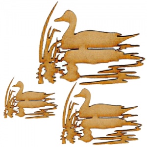 Pintail Duck - MDF Wood Bird Shape